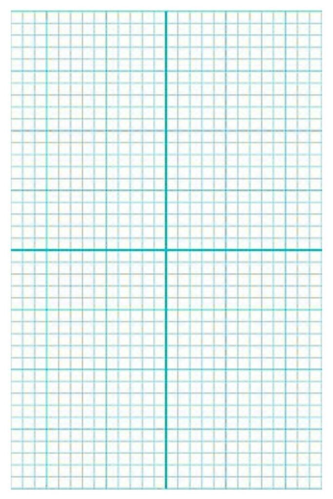 Graph Paper with Axis Template [Free Printable]