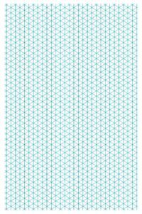 Isometric Graph Paper [Free Printable Template]