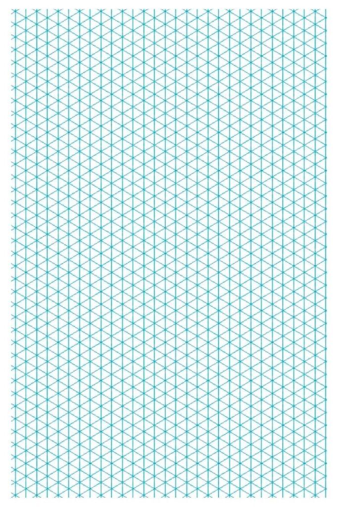 Isometric Graph Paper [Free Printable Template]