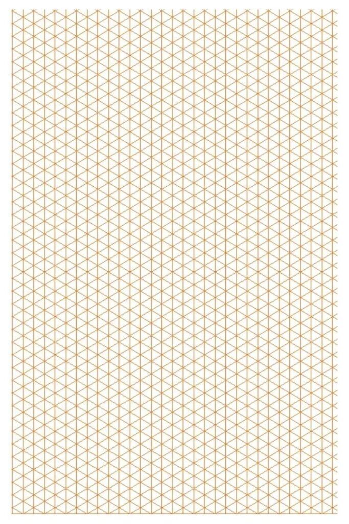 Isometric Graph Paper [Free Printable Template]