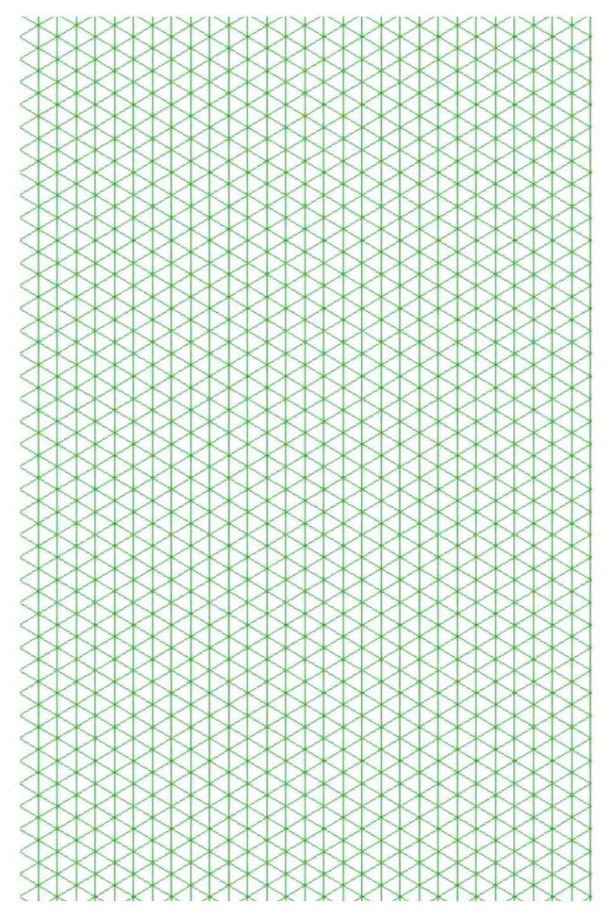 Isometric Graph Paper [Free Printable Template]