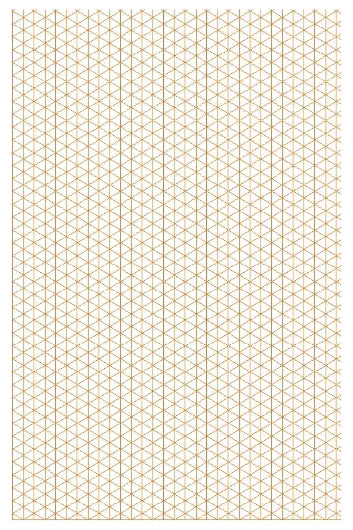 Isometric Graph Paper [Free Printable Template]