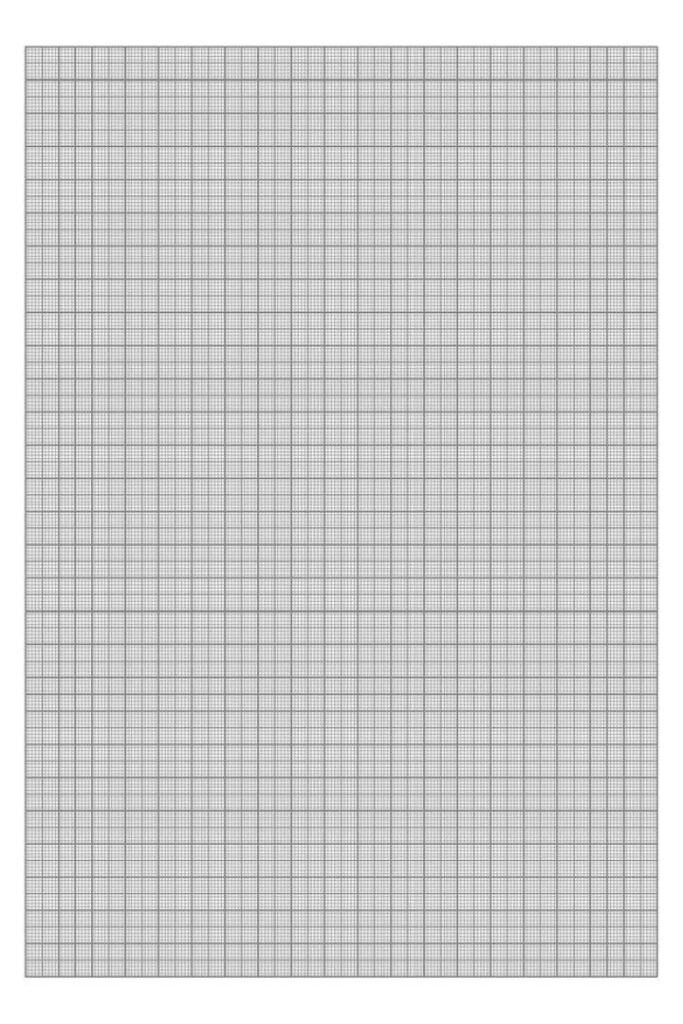 Millimeter Graph Paper Template [Free Printable]